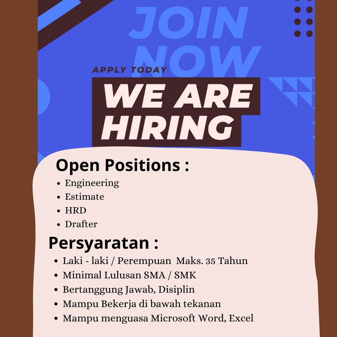 CONTOH LOWONGAN KERJA